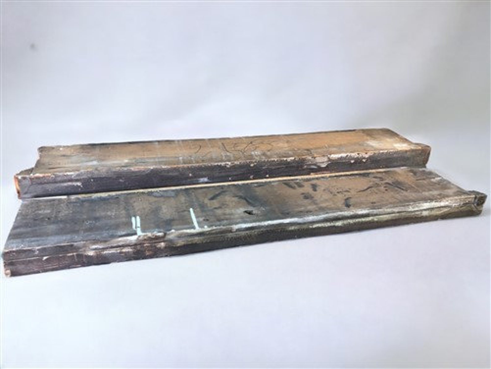 Pair Crown Molding Headers, Trim Door Window Pediment Architectural ...