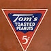Vintage Tom's Toasted Peanuts Vending Machine, Candy Vending Machine ...