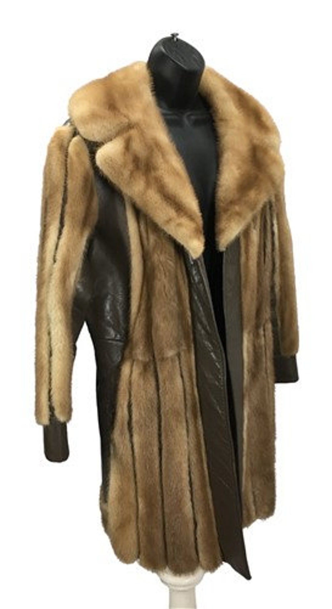 1960s Lunaraine Mink & Leather Stroller, Broms Furs Fashions, Womens ...