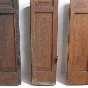 3 Wooden Window Panels, Victorian Window Shades, Architectural Salvage ...