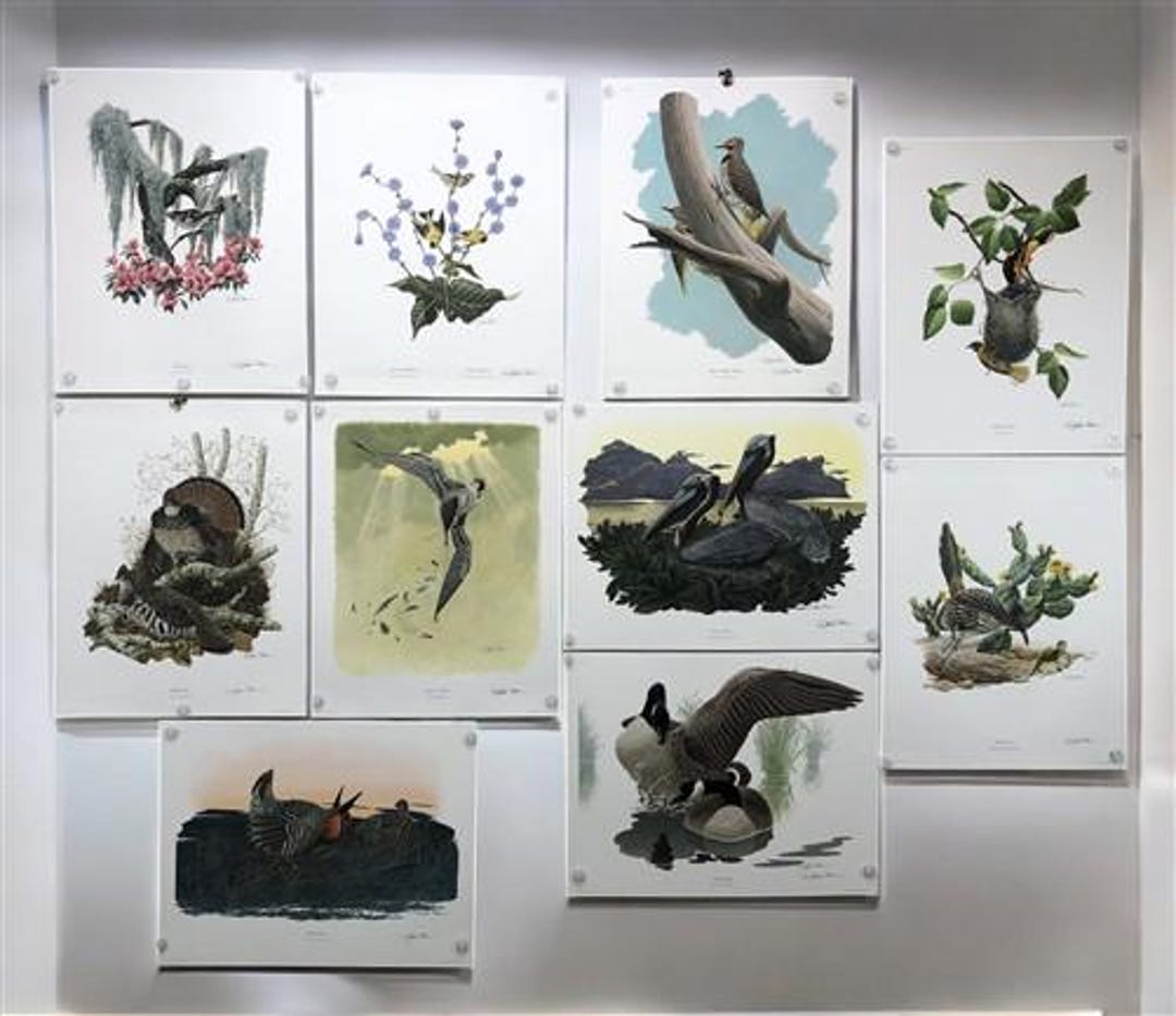 10 Richard Sloan Signed Prints, 28x22 Wade Collection Lithograph Plates ...