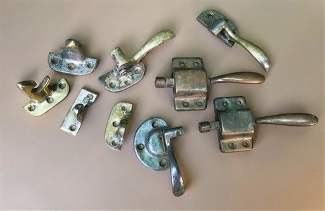 Ice Box Hardware, Vintage Latch Door Hinge, Salvage Cooler Chest Handle ...