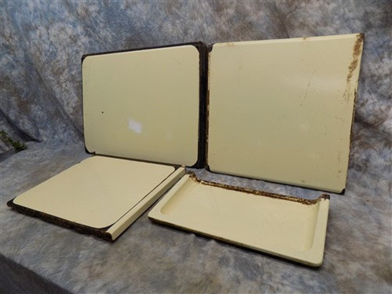 4 Stove Panels Magic Chef Quick Meal Porcelain Metal Parts | Etsy