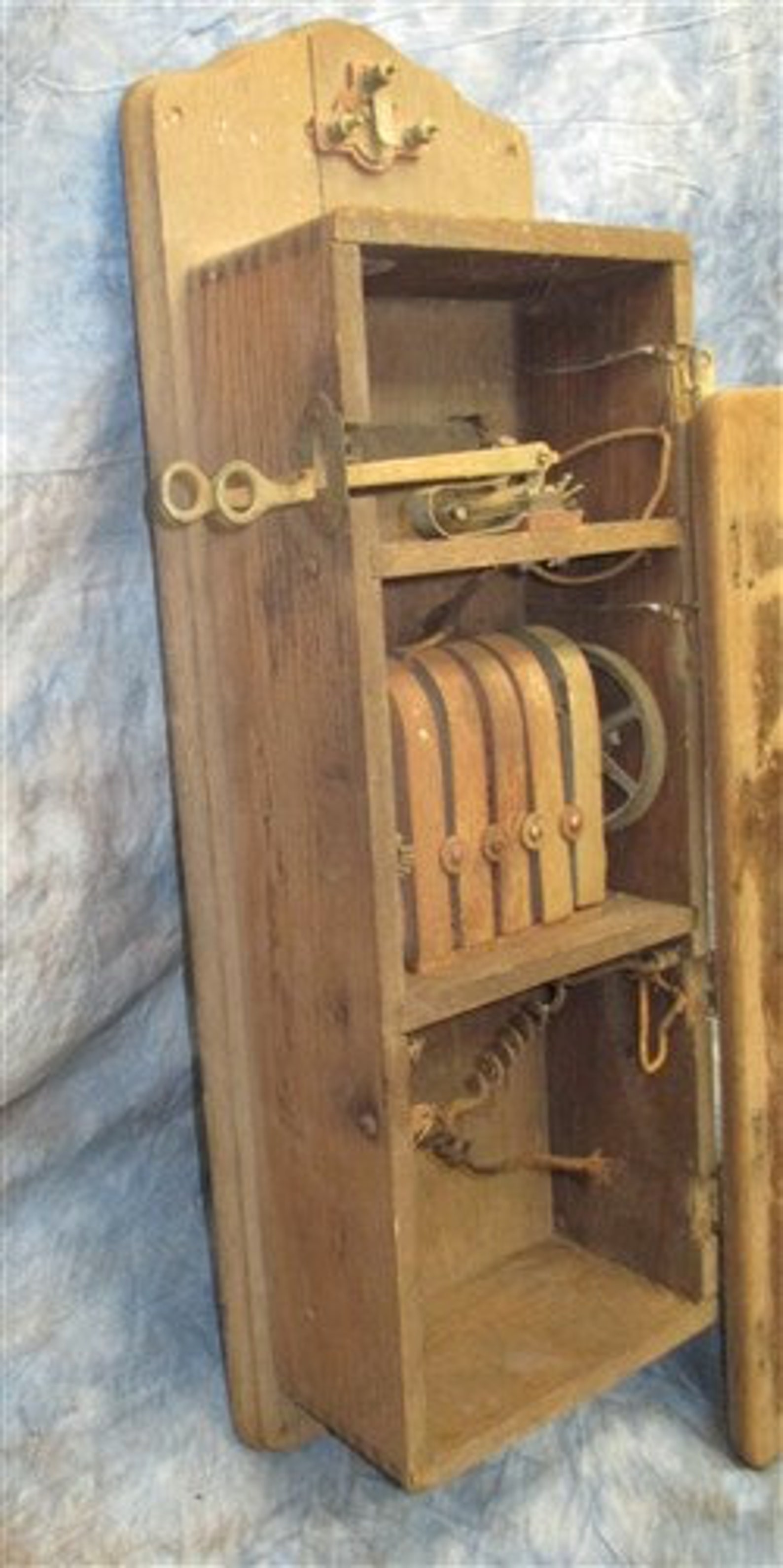 Hand Crank Oak Telephone Box Magneto Ringer Kellogg Stromberg | Etsy