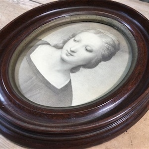 2 Vintage Victorian Wooden Frames, Rectangular Round Frames, Vintage ...