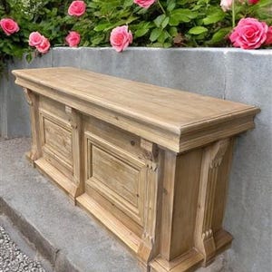 7' Store Counter, Kitchen Island, Display Table, Tavern Front Bar ...