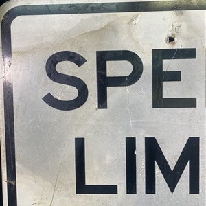 Speed Limit 30 Vintage Sign, 30x24 Vintage Metal Road Sign, G - Etsy