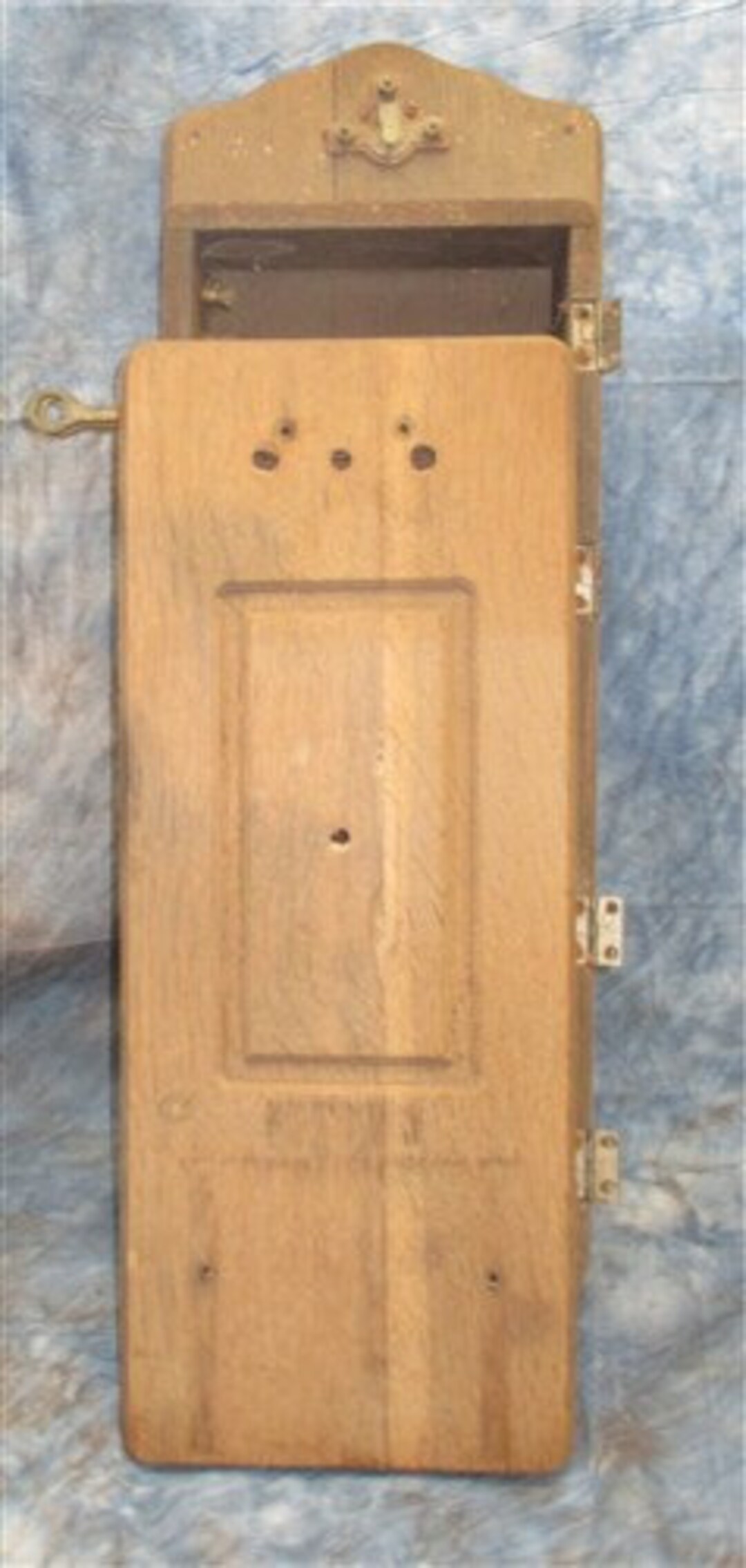 Hand Crank Oak Telephone Box Magneto Ringer Kellogg Stromberg Carlson ...