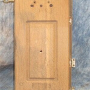 Hand Crank Oak Telephone Box Magneto Ringer Kellogg Stromberg Carlson ...