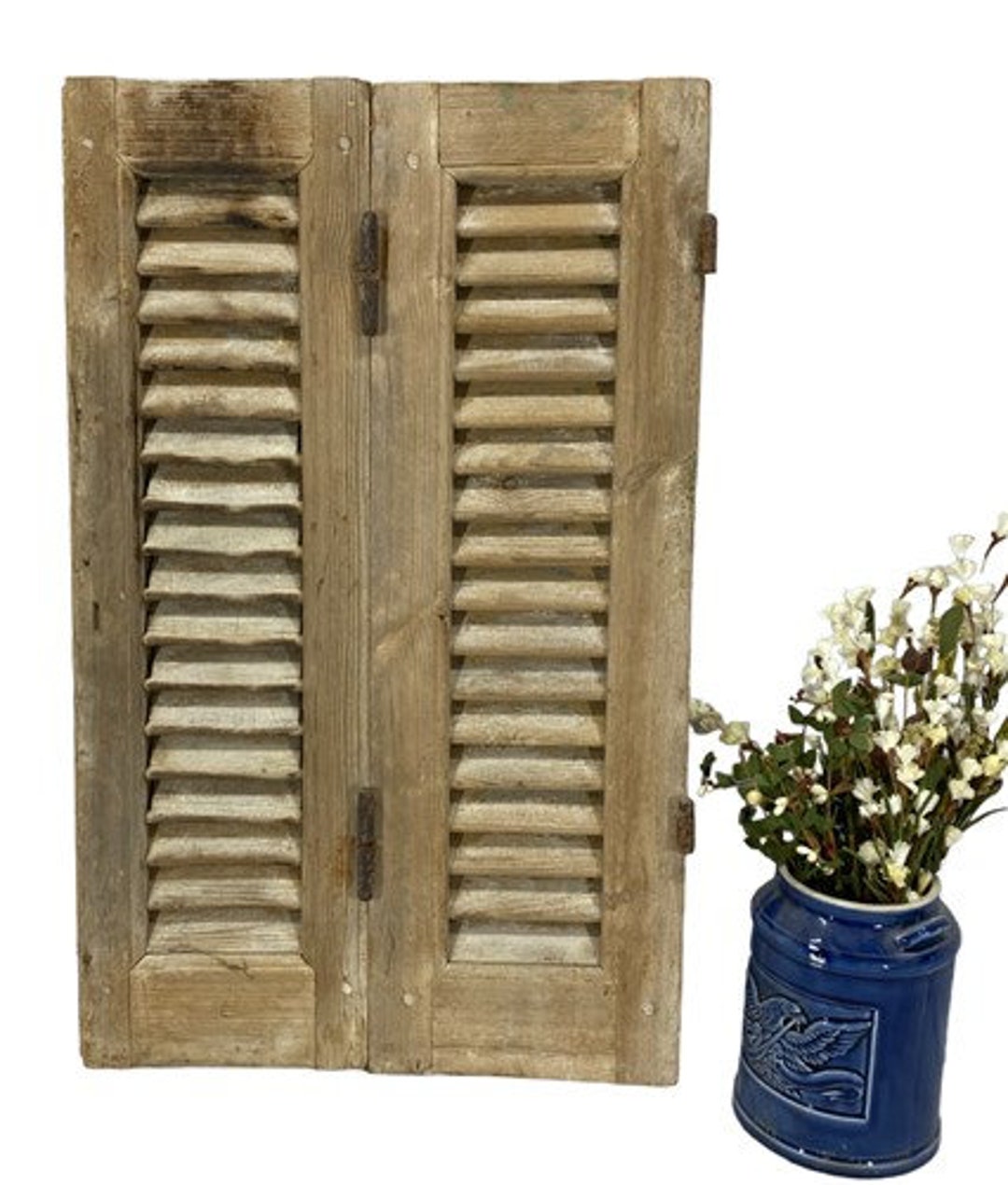 Lot Wood Shutters Victorian Window Louver Plantation Door Mission ...