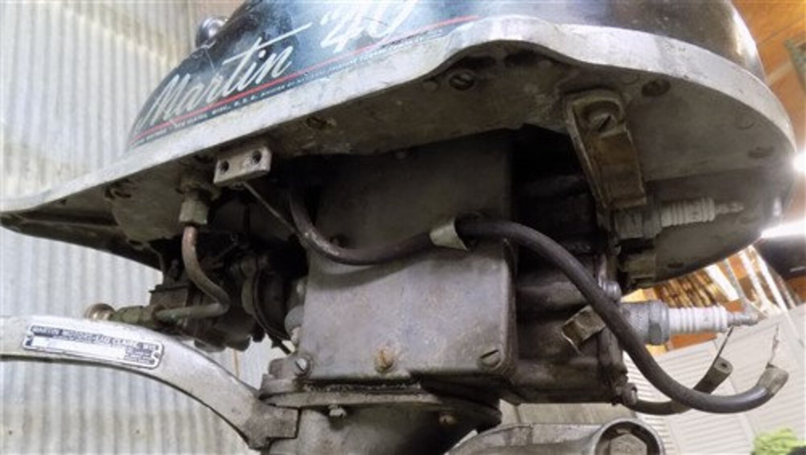 1948 Martin 40 Outboard Boat Motor, Classic 4.5 Hp Boat Motor, Serial ...