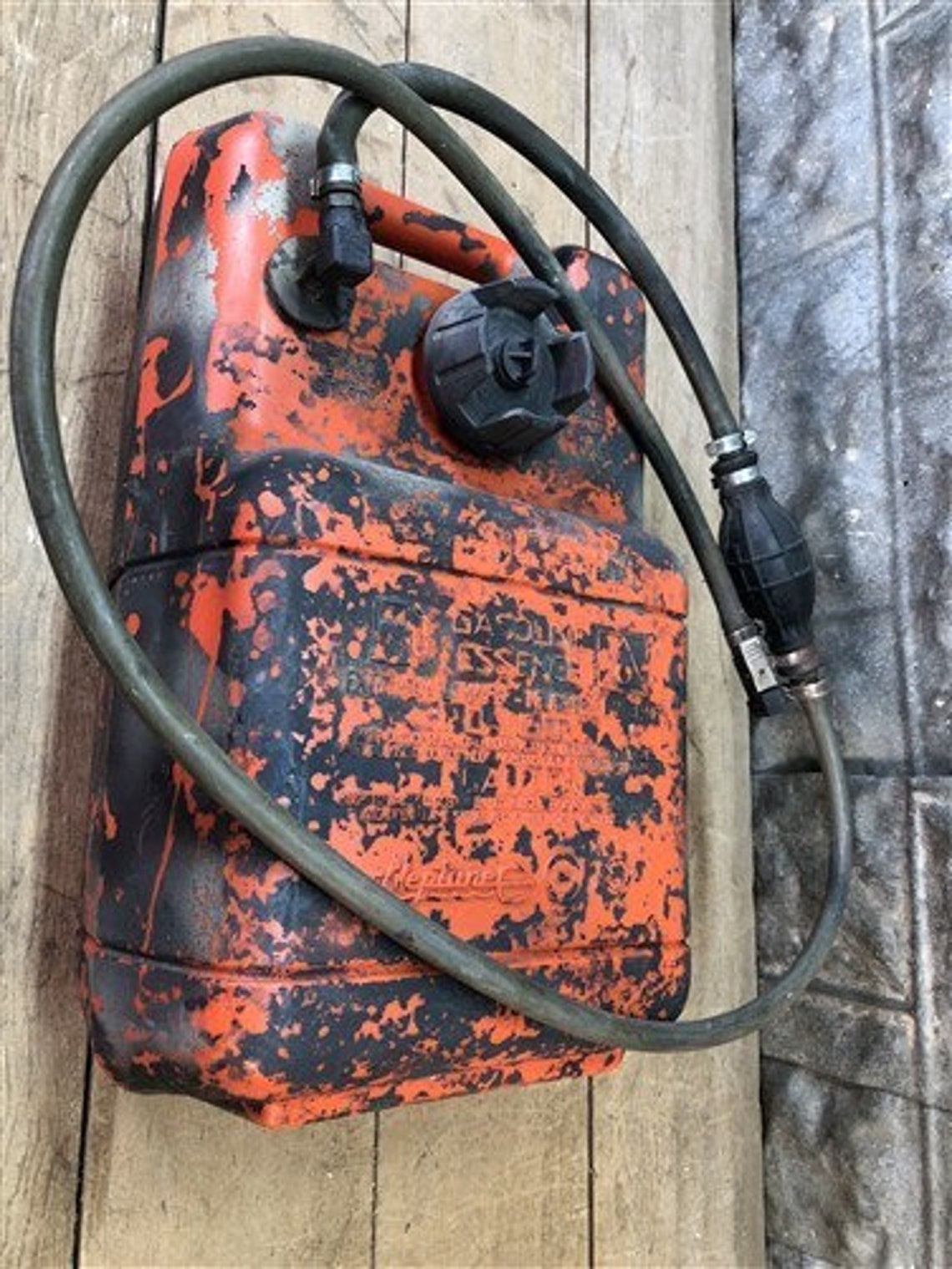3 Gallon Neptune Gasoline Gas Fuel Tank, Outboard Boat Motor Fuel ...