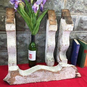 Rustic Wood Porch Post House Trim Chippy White Architectural - Etsy