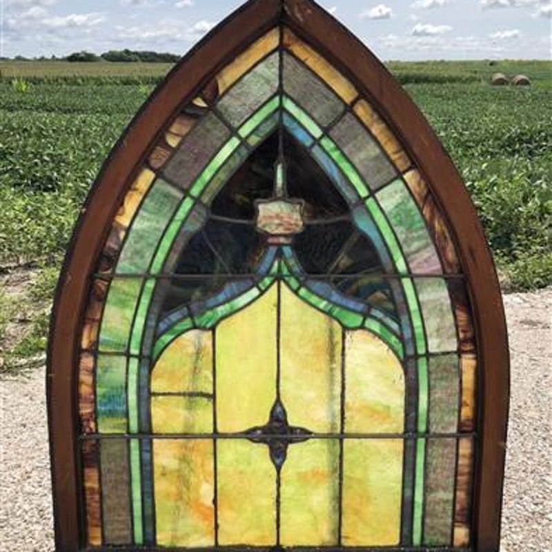 Arch Stained Glass - Etsy