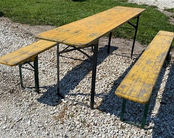 German Beer Garden Table | Etsy