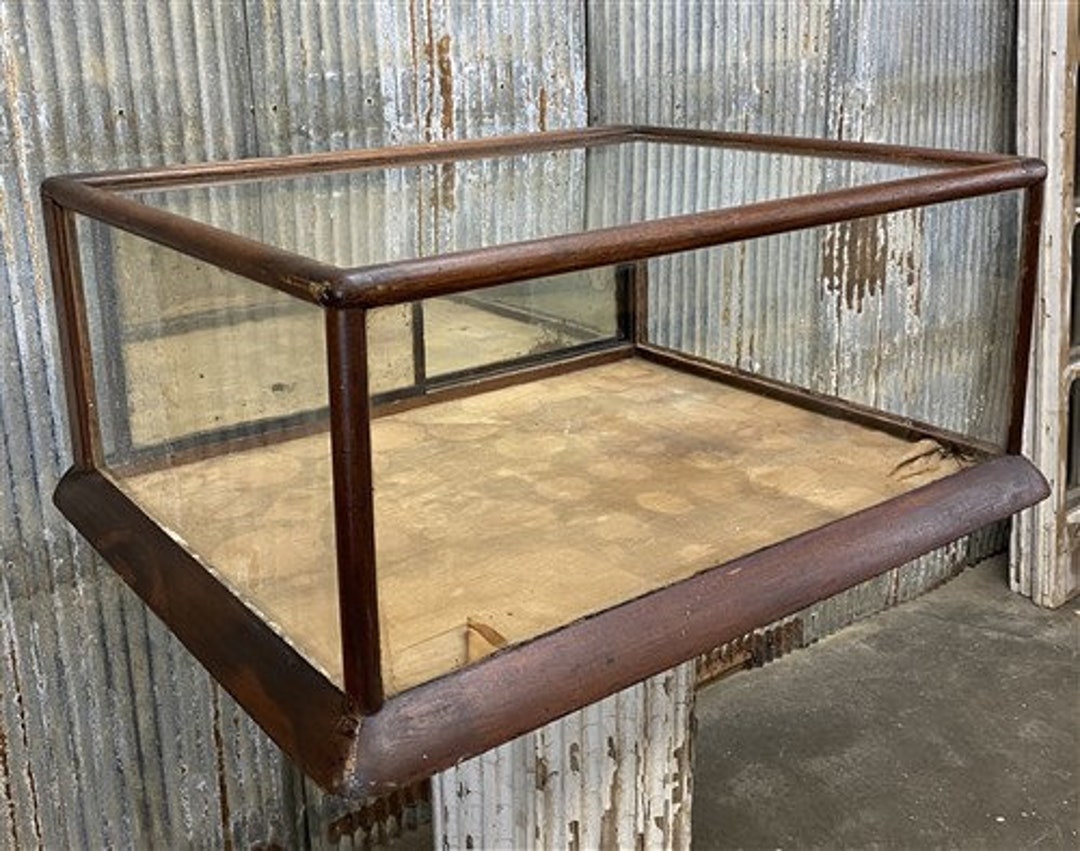 Showcase Country General Store, Vintage Display Cabinet, Countertop ...