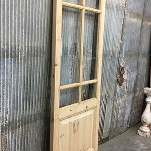French Single Door (30x80.5) 6 Pane Glass Door European Styled FM5 - Etsy