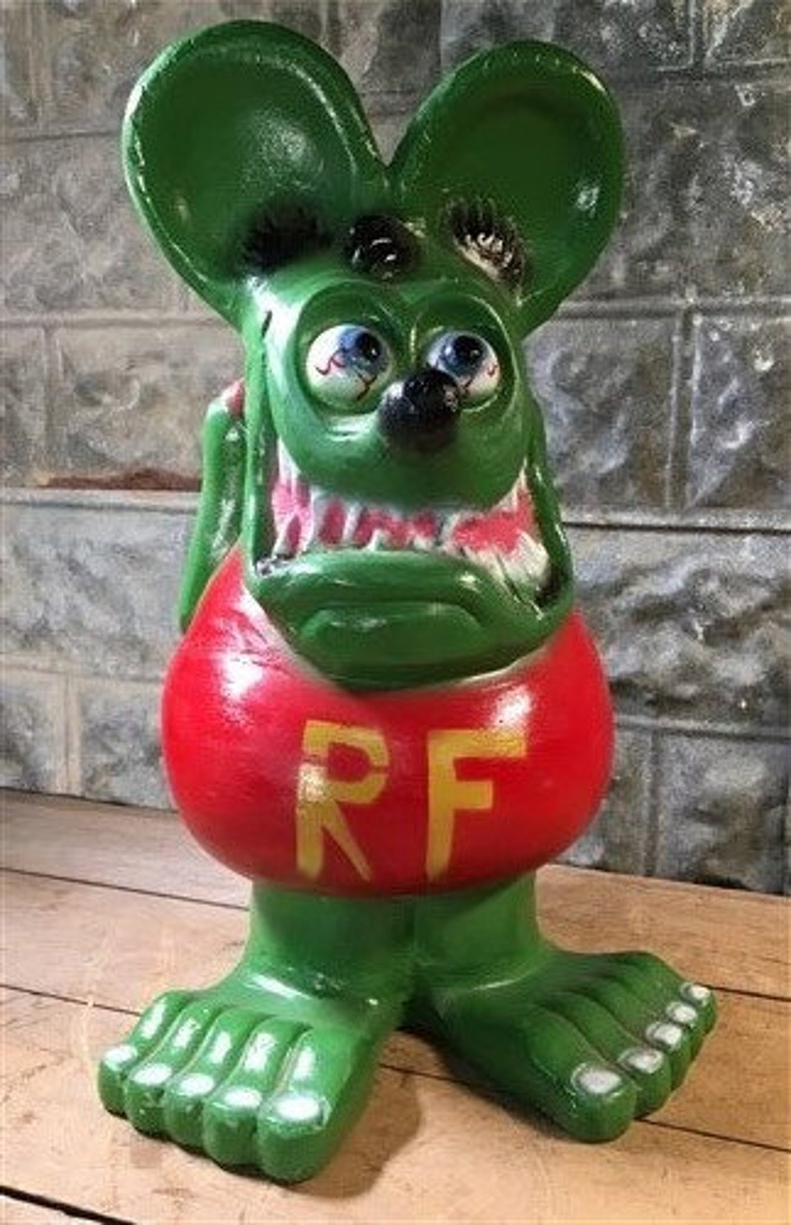 Rat Fink Statue Rat Rod Hot Street Rod Ed Big Daddy Roth | Etsy