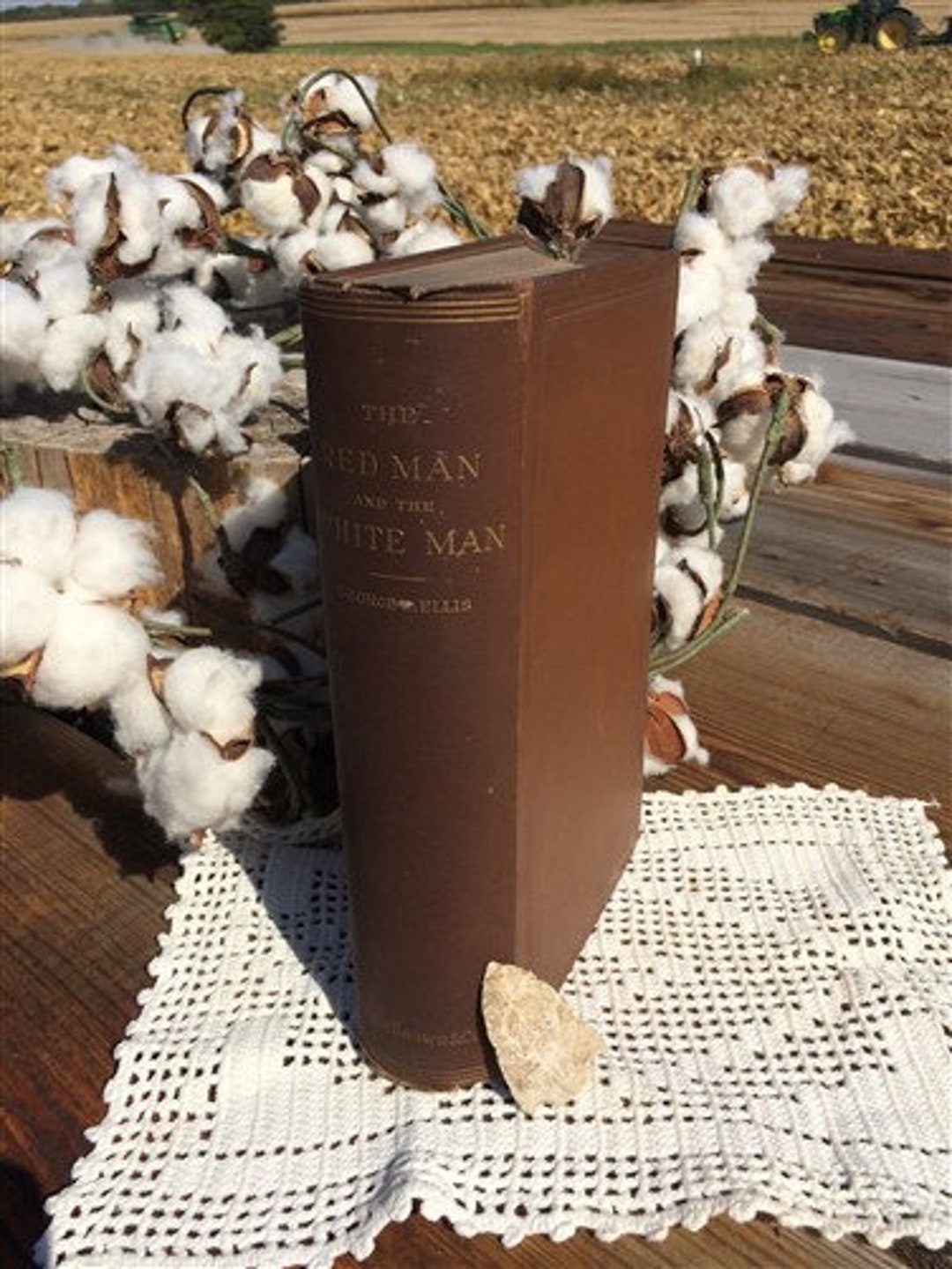 1882 the Red Man and the White Man in North America First Edition ...