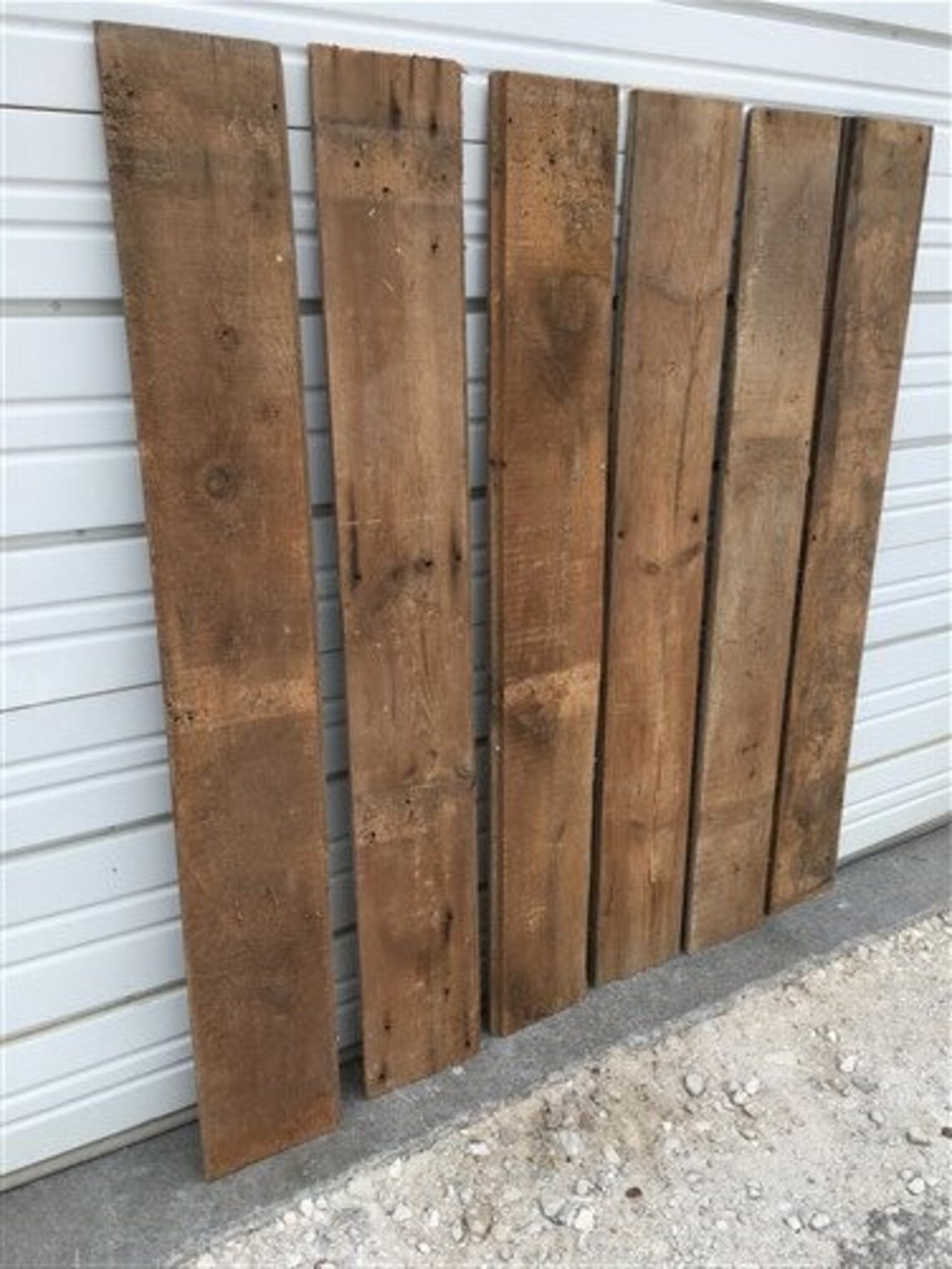 6 Barn Wood Reclaimed Planks Wall Siding Boards Rabbet Edge - Etsy