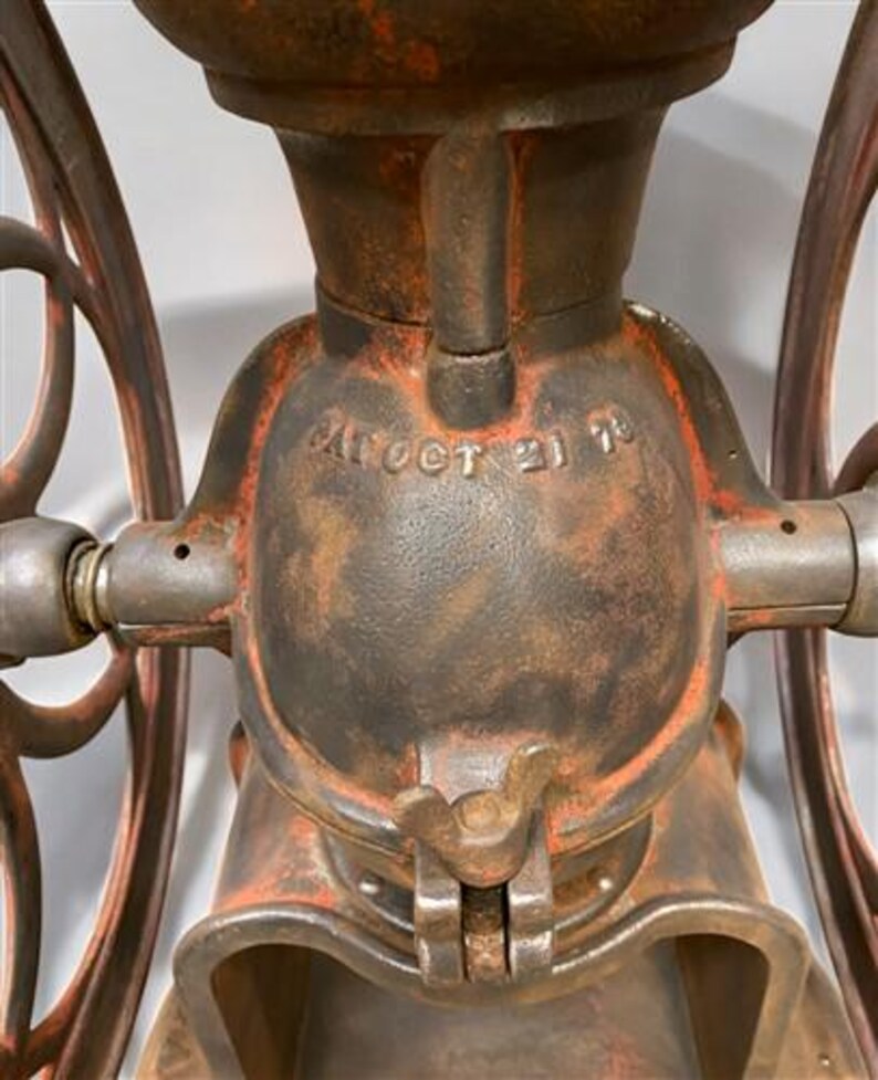 Vintage Enterprise Mfg. Coffee Grinder, Double 24 Inch Wheels, Hand ...