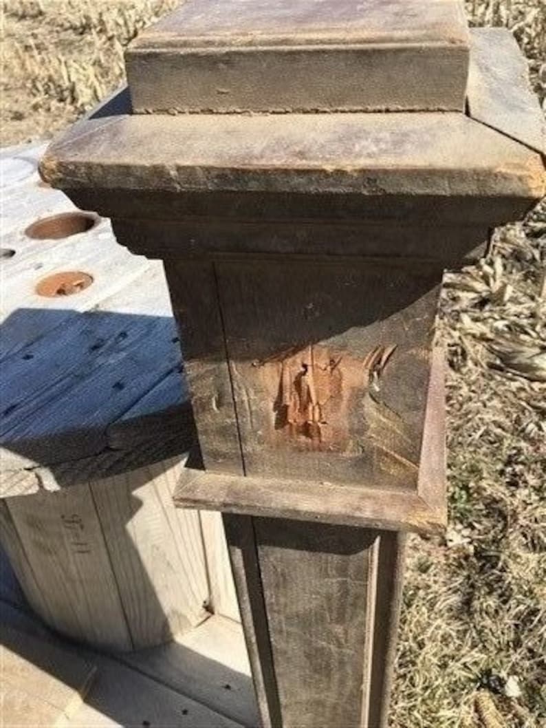 Newel Post Porch Column Wood Architectural Salvage Repurpose - Etsy Sweden