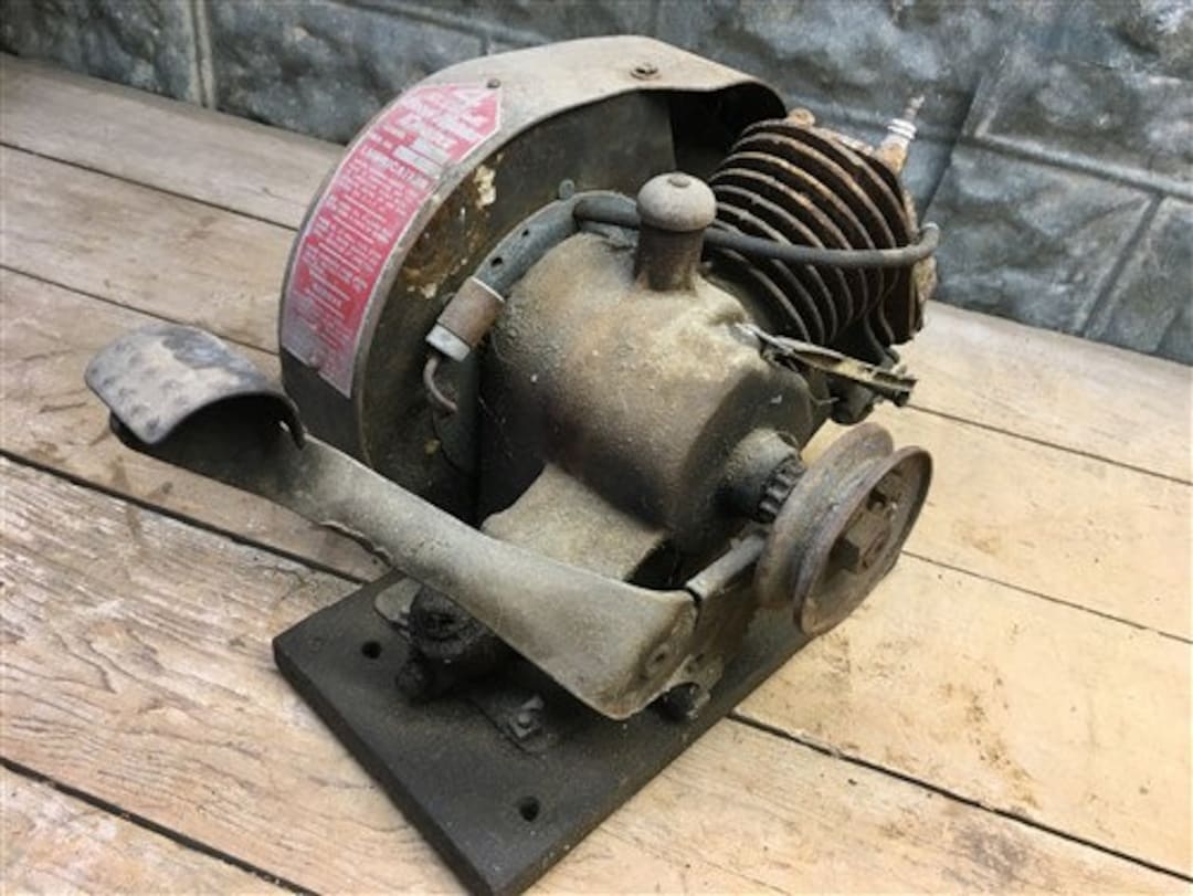 1928 Iron Horse Washing Machine Motor, Vintage Hit and Miss Gas Engine ...