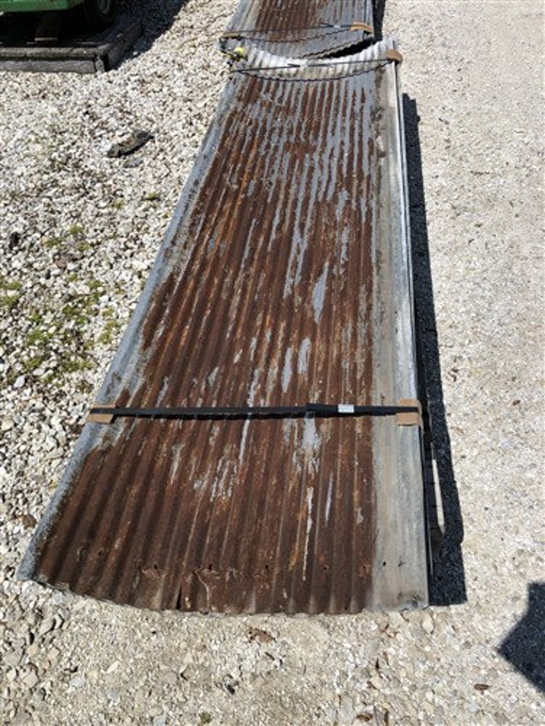 7 Sheets Barn Tin, Corrugated Metal, Reclaimed Salvage, 8' Long 112 Sq ...