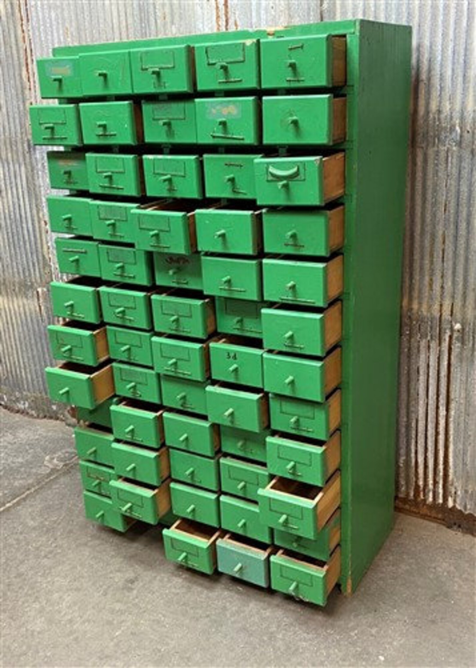 Vintage Multi-drawer Cabinet Country Store Hardware Storage - Etsy