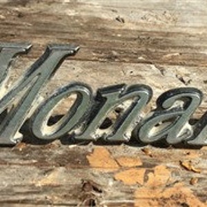 1975 Ford Mercury Monarch Script Emblem, D54B-6B114A Badge, Vintage ...