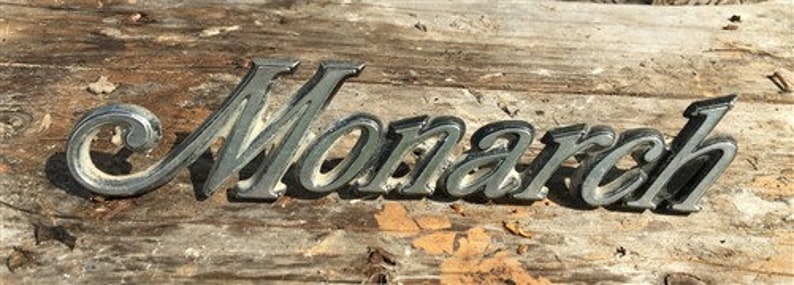 1975 Ford Mercury Monarch Script Emblem, D54B-6B114A Badge, Vintage ...