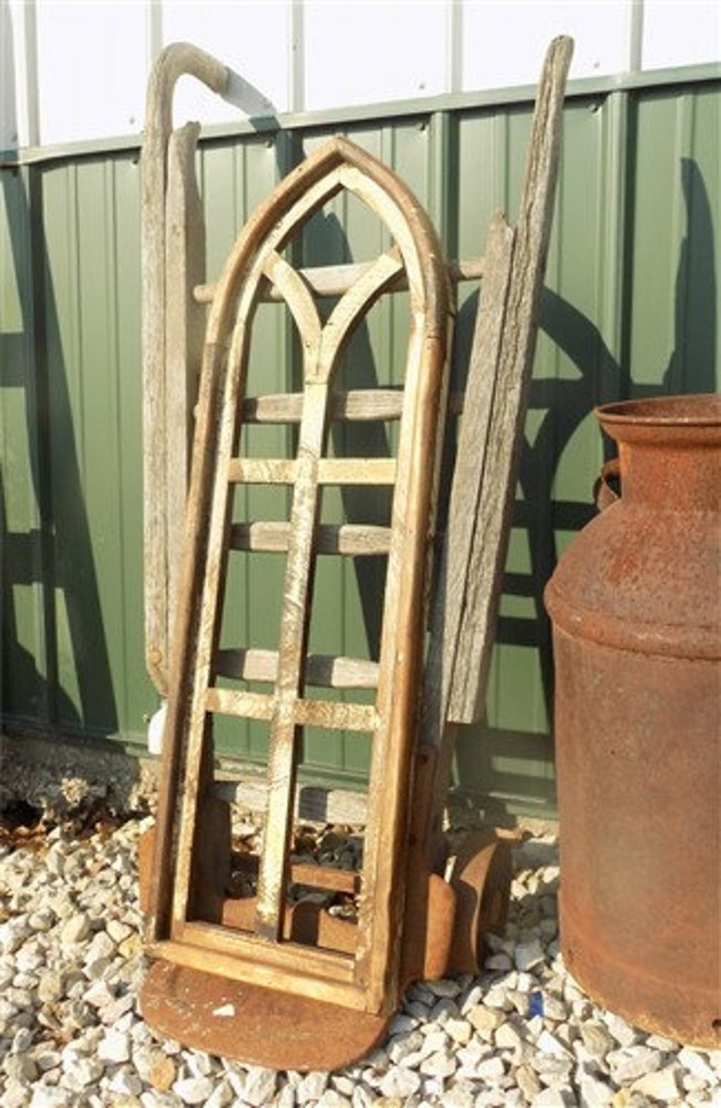 Dark American Gothic Style Wood Window Frame Arched Farmhouse - Etsy