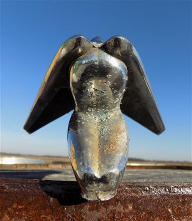 1952 Nash Winged Lady Goddess Chrome Hood Ornament 125407, Vintage Art ...