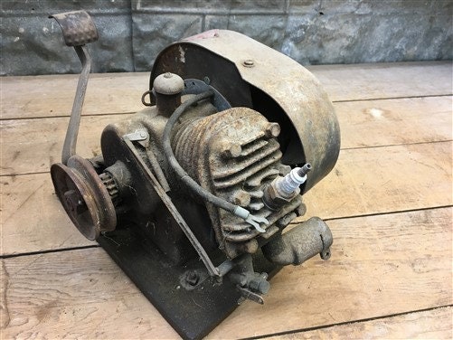 1928 Iron Horse Washing Machine Motor, Vintage Hit and Miss Gas Engine ...