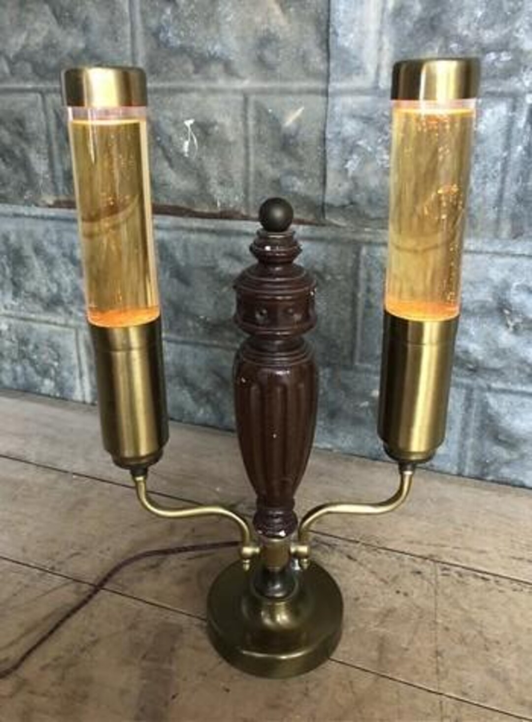 1960s Florence Art Astro Lite Double Glitter Lava Type Lamp, Rare Retro ...