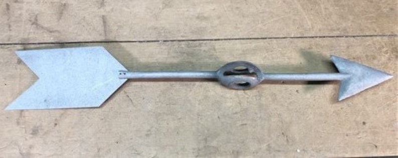 Aluminum Weathervane Arrow, Lightning Rod Directional Pointer, Vintage ...
