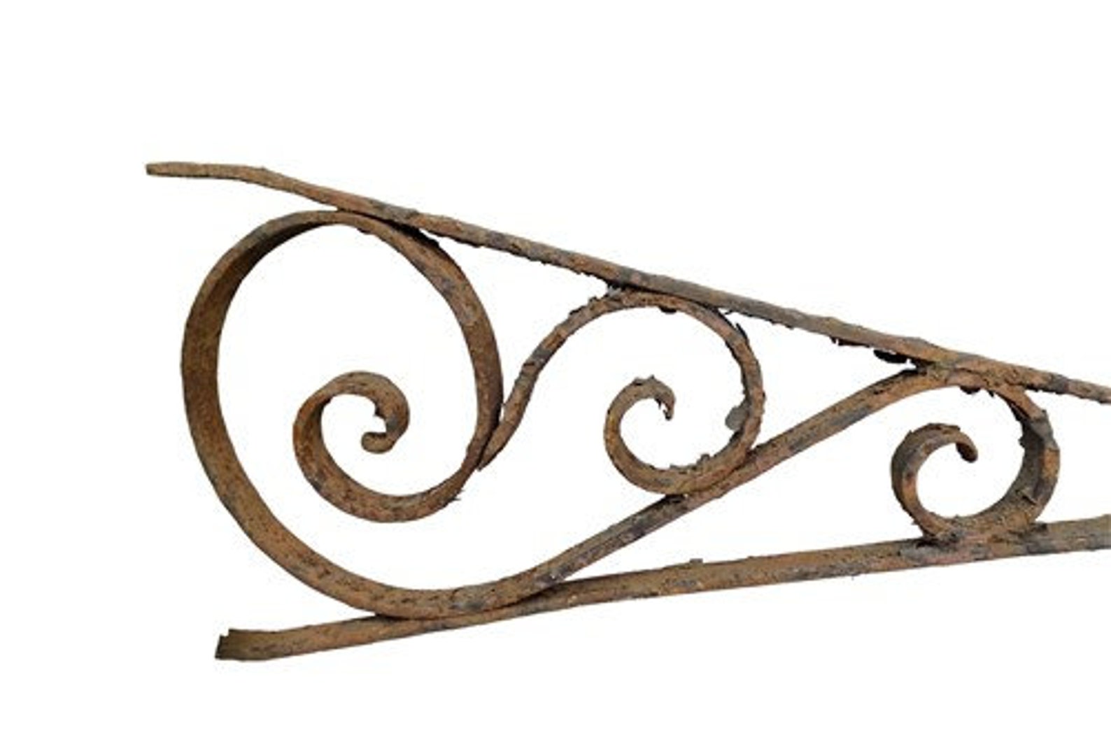 Cast Iron Bracket Sign Holder Hanger Architectural Salvage Gas Oil ...