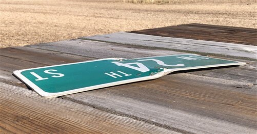 SW 24th ST Street Sign, 9x24 Vintage Green Road Sign, Metal Road Sign ...