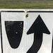 Stay Right Arrow Vintage Highway Road Sign, 30x24 Vintage Metal Road ...