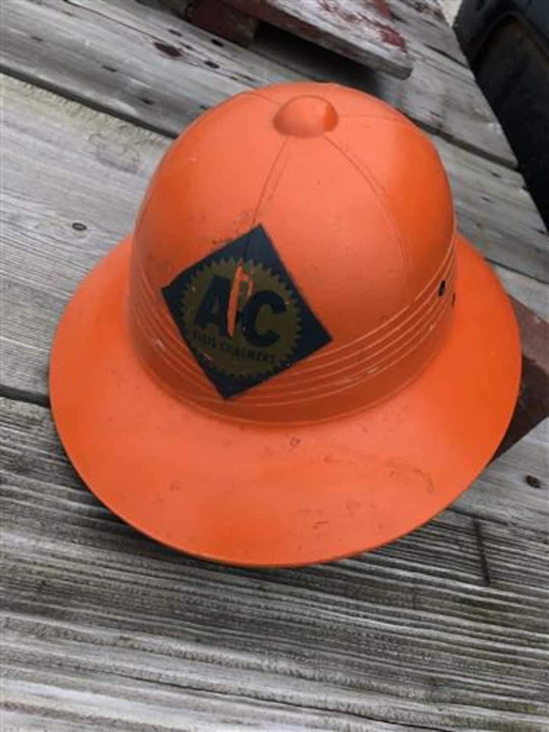 Allis Chalmers Pith Helmet, Vintage Tractor Advertising Hat, AC Sign ...