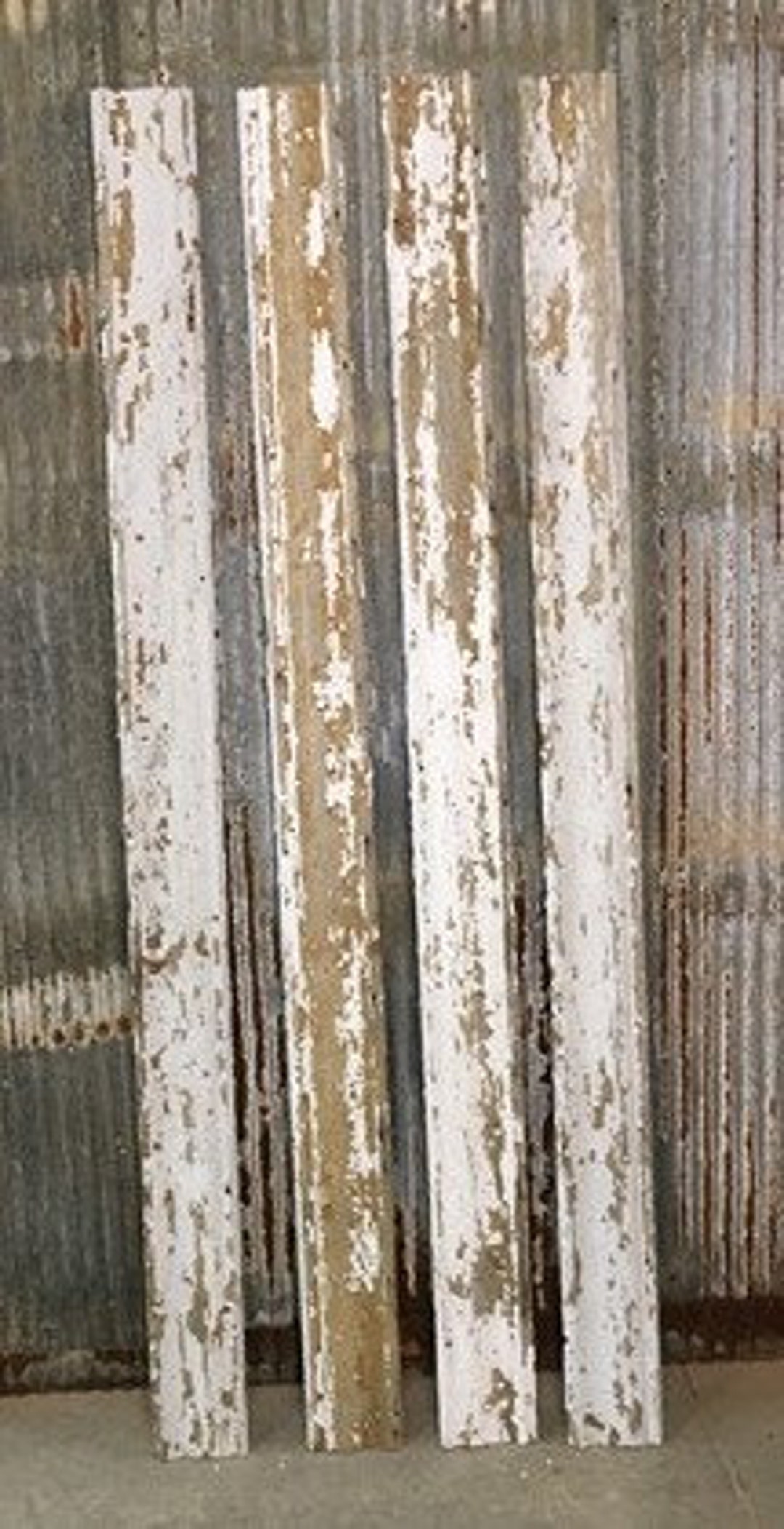 4 Wood Trim Pieces, Architectural Salvage, Reclaimed Vintage Crown ...