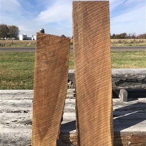 4 Live Edge Raw Boards, Natural Unfinished Wood Lumber, Rustic Hardwood ...