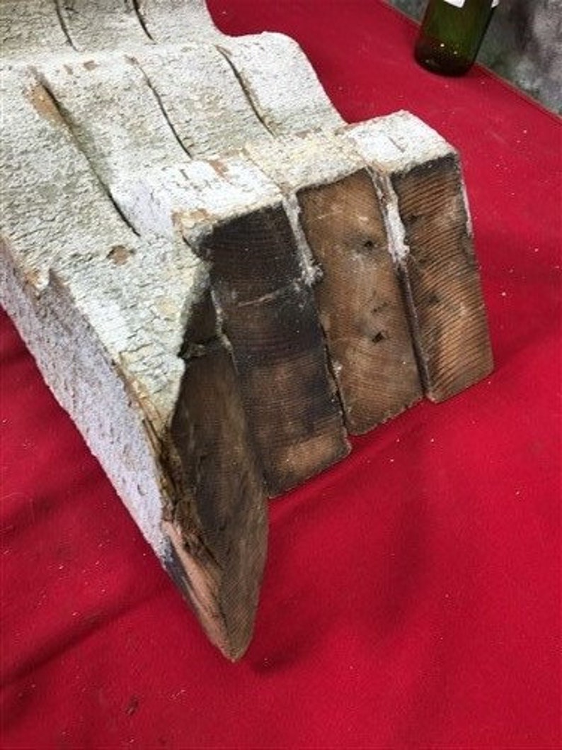 Rustic Wood Porch Post House Trim Chippy White Architectural | Etsy