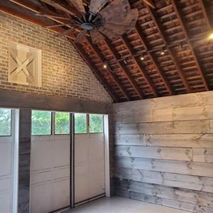 New Rustic Gray Barn Siding, Weather Lumber Wood Plank, Barn-style ...