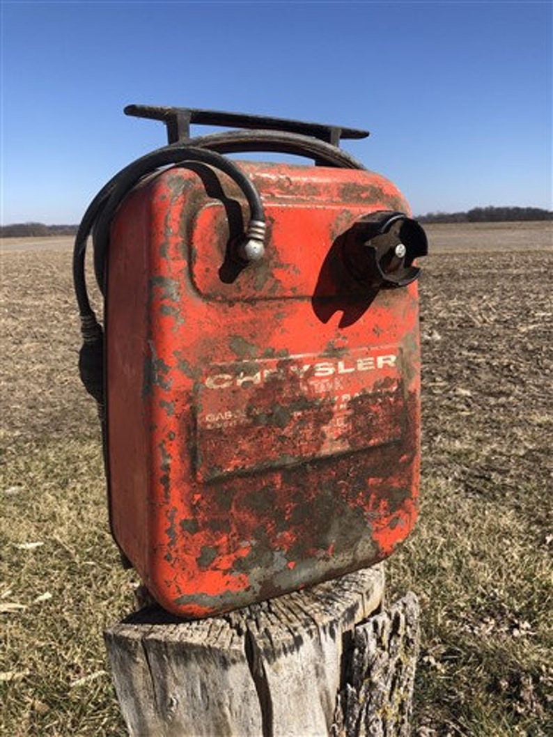 6 Gallon Chrysler Tote Tank, Gasoline Gas Can, Outboard Boat Motor ...