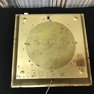 Shell Motor Oil Clock, Gas Station Lighted Pam Clock, Vintage ...