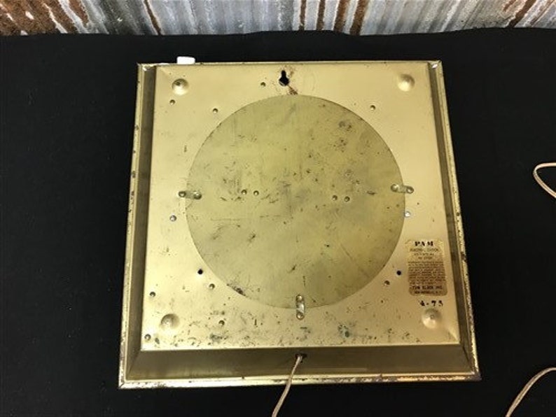 Shell Motor Oil Clock Gas Station Lighted Pam Clock Vintage - Etsy