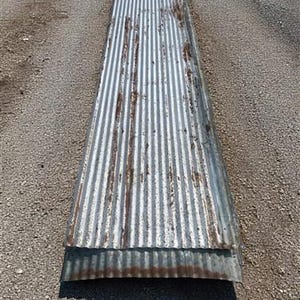 46 Sheets Barn Tin, Corrugated Metal Reclaimed Salvage, 9' Long 828 Sq ...