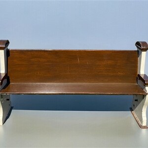 Vintage Wooden Church Pew, Porch Bench, Entry Foyer Bench, Dining ...