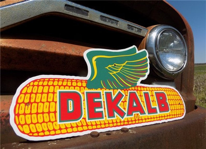 Dekalb Seed Corn Sign Metal Porcelain Advertising Sign Farm | Etsy